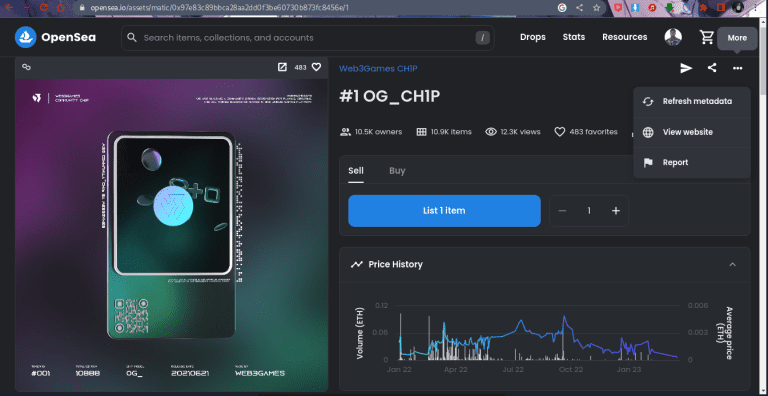The Correct Way to Refresh Metadata on OpenSea - Ebutemetaverse